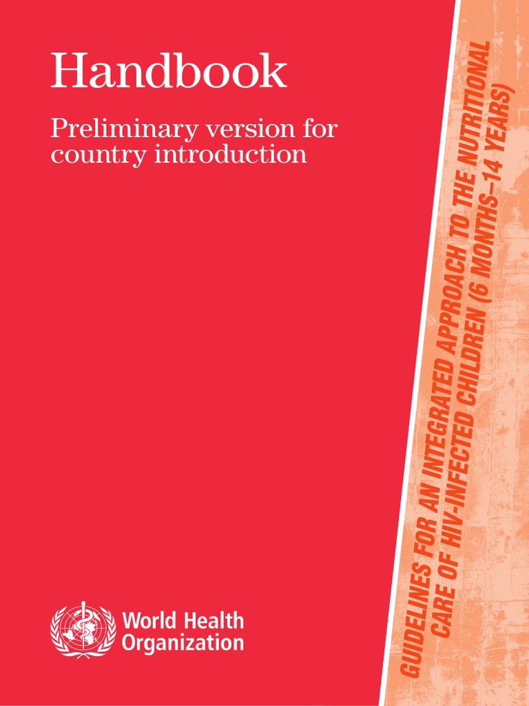 Eng Handbook | PDF | Hiv/Aids | Malnutrition
