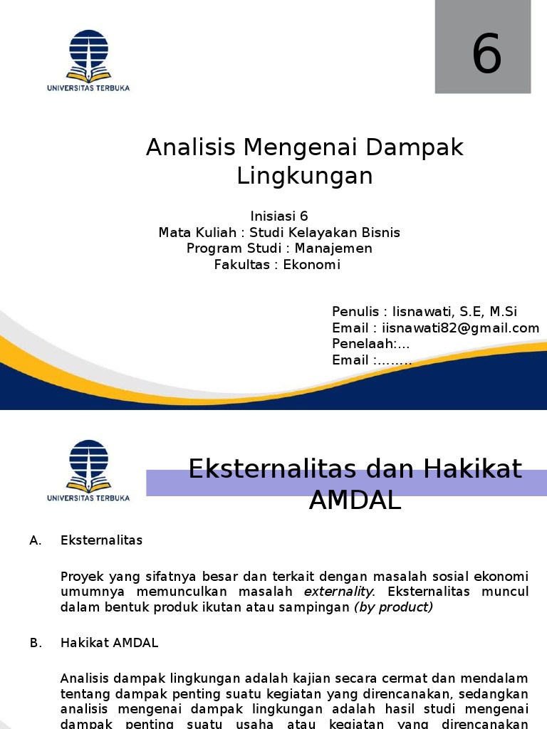 Ut - Dokumen - Template Powerpoint - 6 | PDF