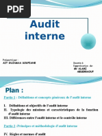 Charte de l'Audit Interne | PDF | Audit interne | Audit