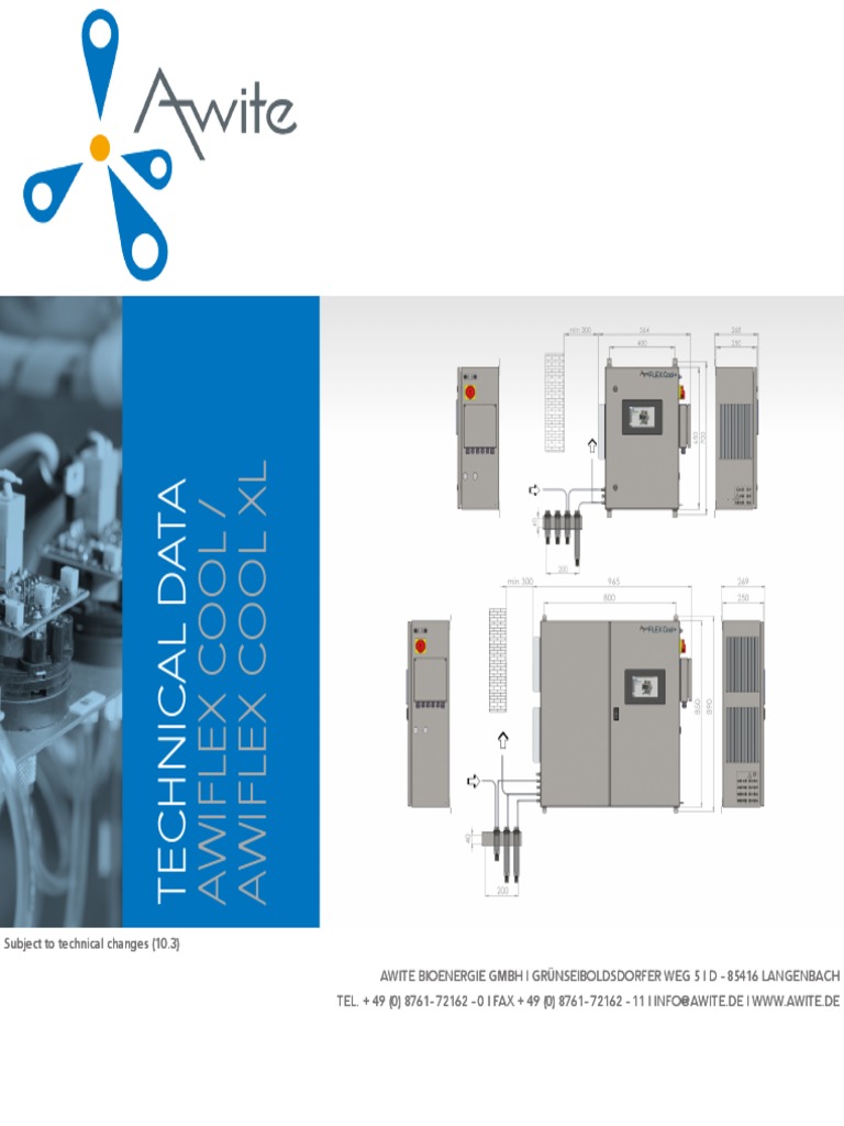 Technical - Data - Sheet Awiflex en 10 Rev10 03 | PDF | Humidity | Sensor