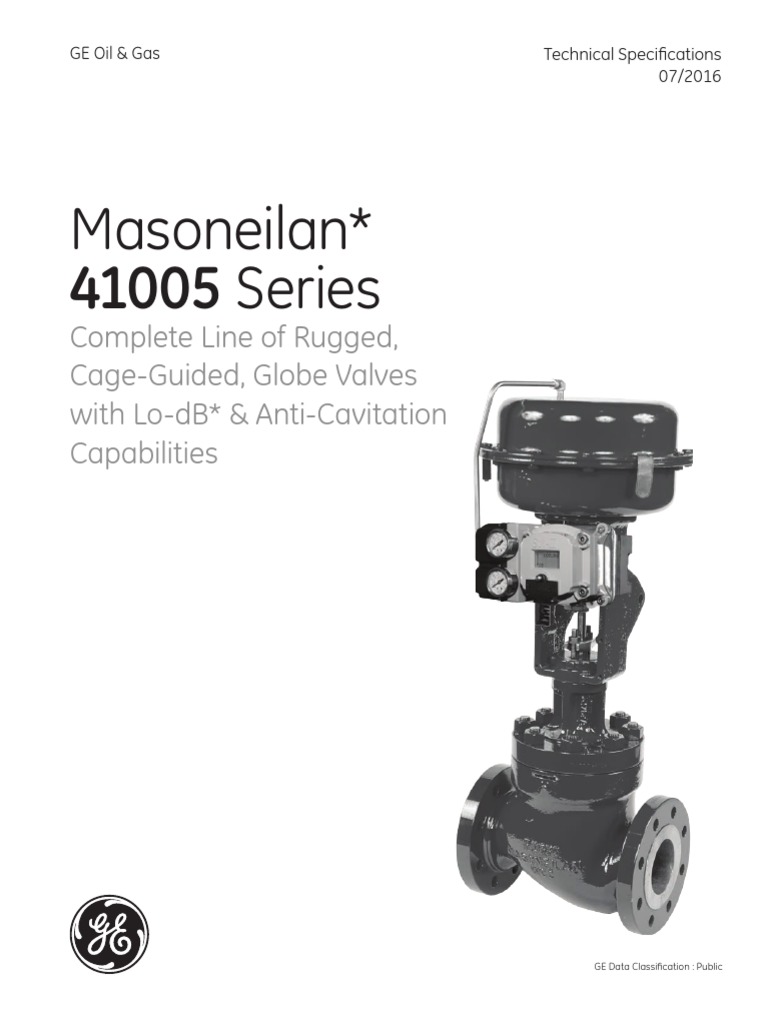 Masoneilan Brochure | PDF | Valve | Equipment