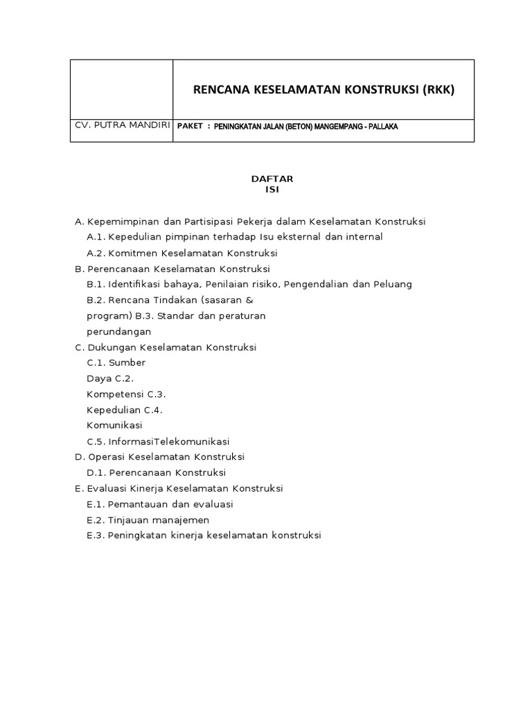 13 RKK Jalan Beton Bontobunga Leko Tokka | PDF