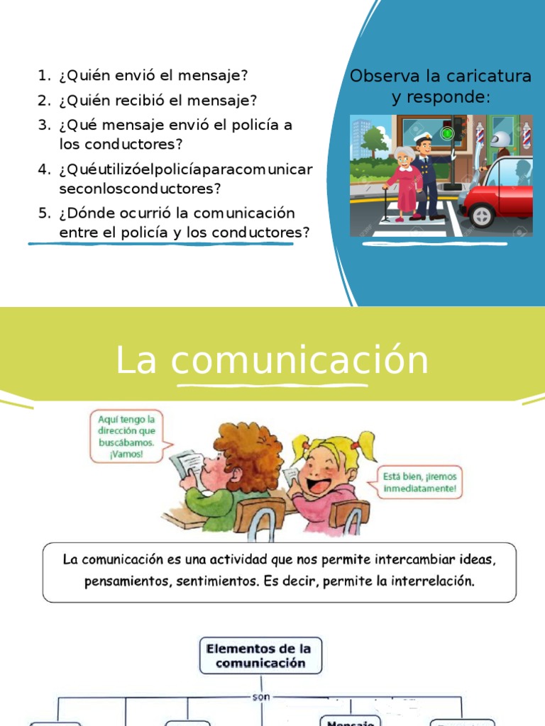 La Comunicación y Sus Elementos | PDF