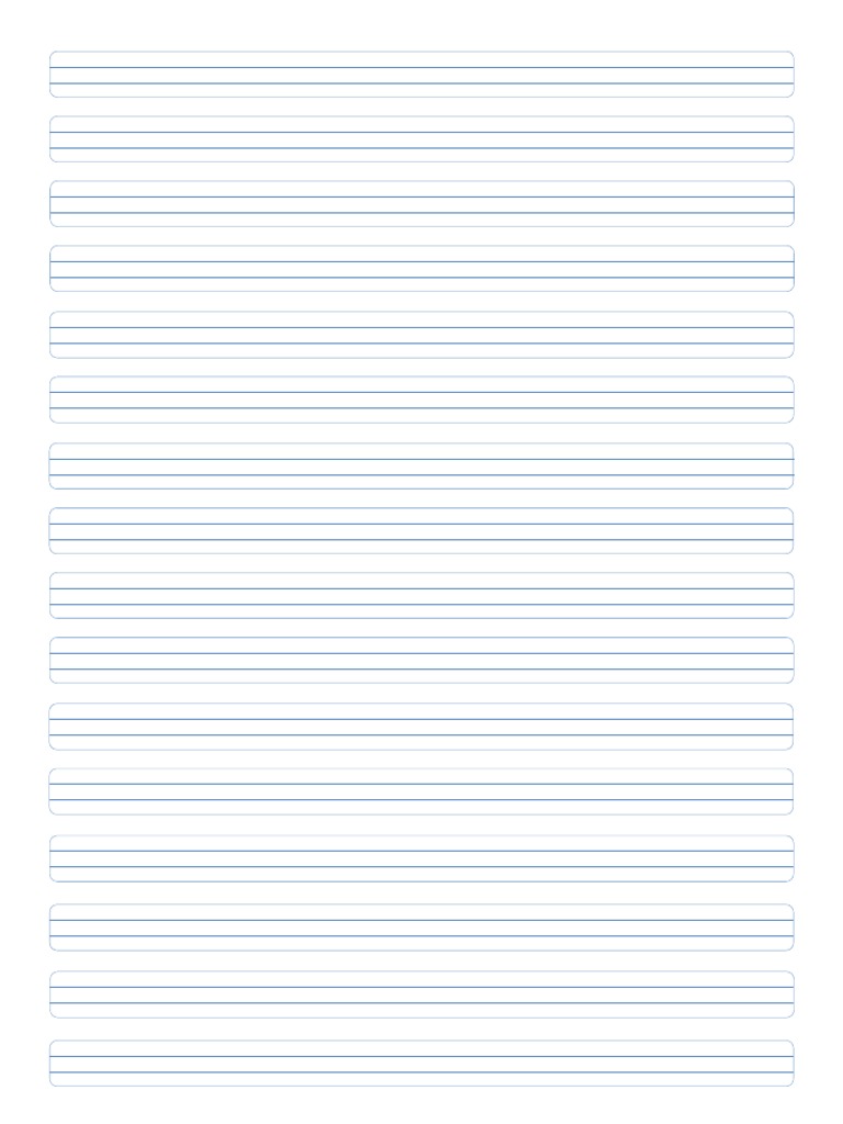 Hoja Triple Renglon PDF | PDF