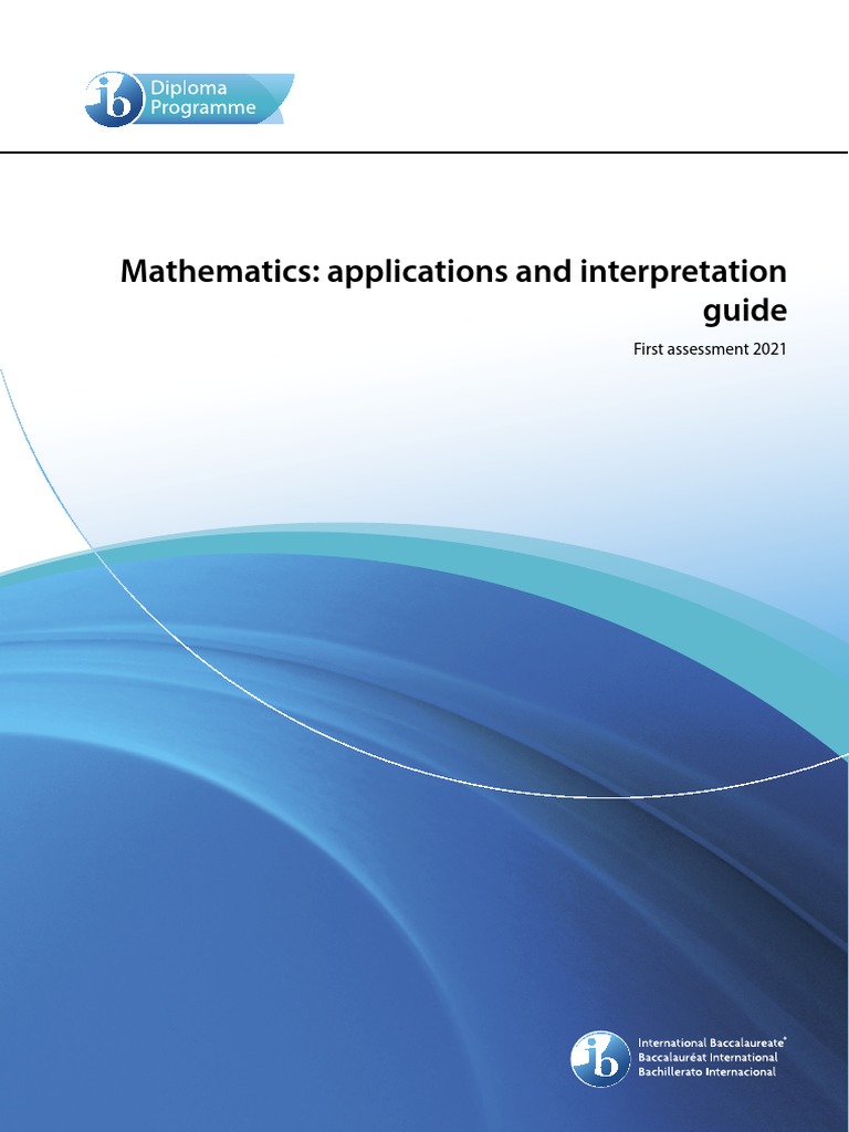 Mathematics Applications and Interpetations PDF | PDF | Teaching ...