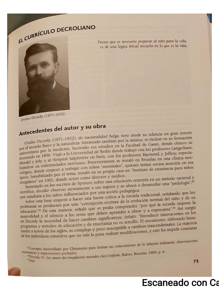 Ovidio Decroly | PDF