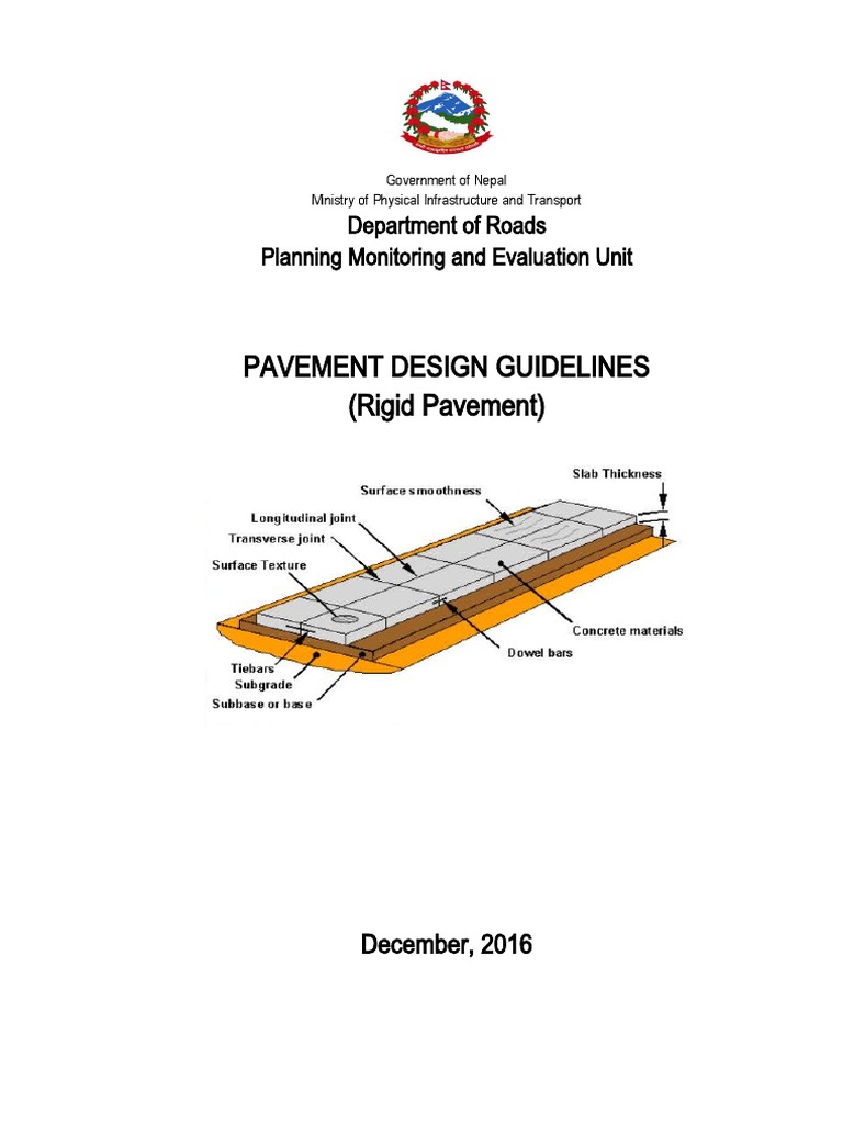 Submitted Rigid Pavement Design Guidelines - September - 2018 | PDF ...