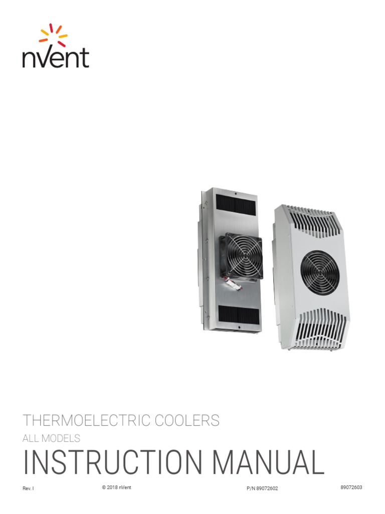 Instruction Manual: Thermoelectric Coolers | PDF | Power Supply ...