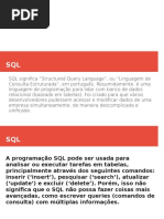 Guia Completo de SQL - Aprenda SQL Do Básico Ao Avançado PDF | PDF | PL ...