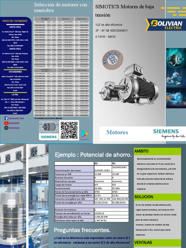 Brochure Motores PDF | PDF