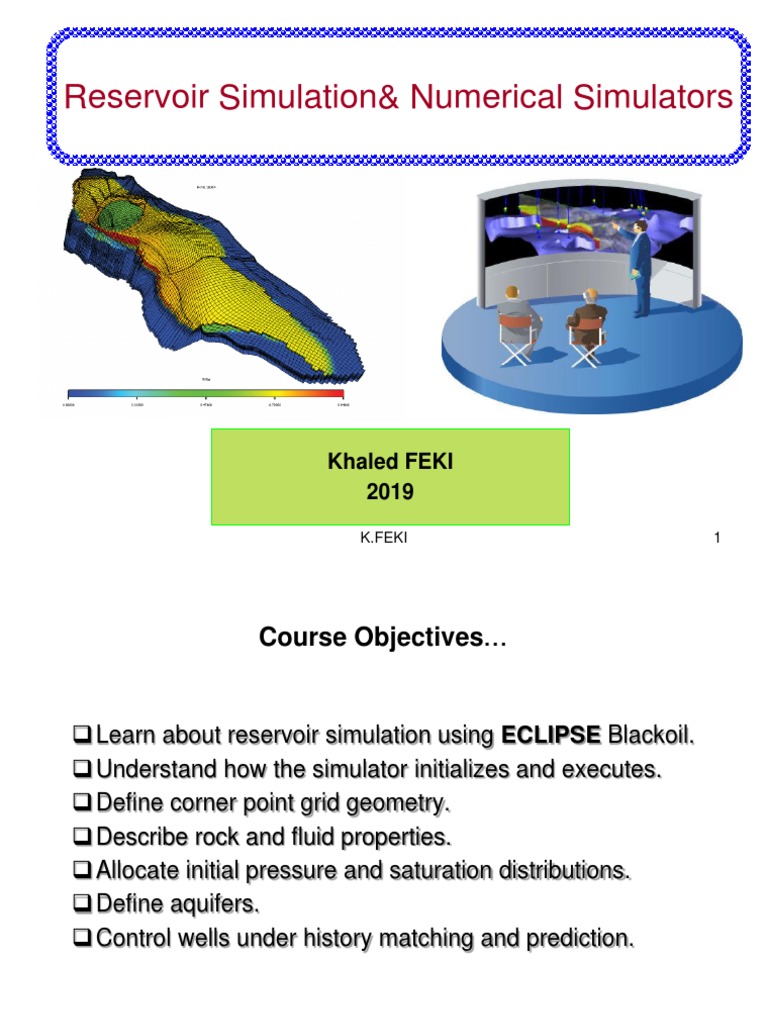 Reservoir Simulation with ECLIPSE Blackoil | PDF | Permeability (Earth ...