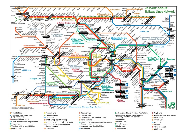 JR East Railway Map | PDF