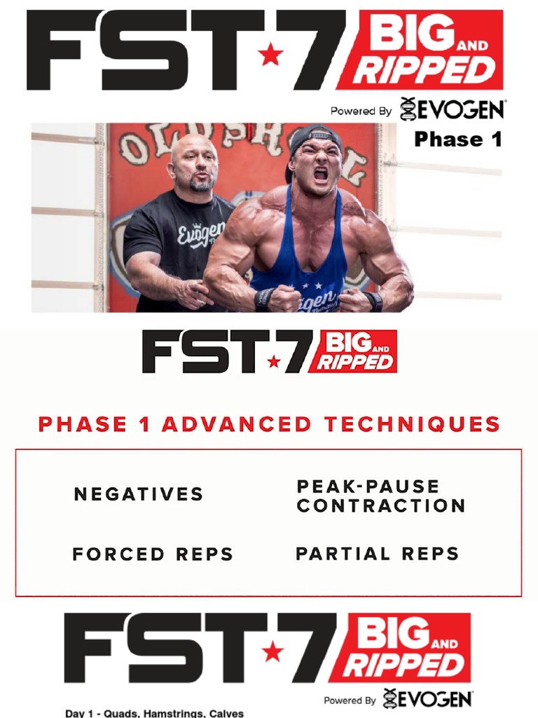 FST-7 Phase 1: Leg & Chest Workouts | PDF | Strength Training ...