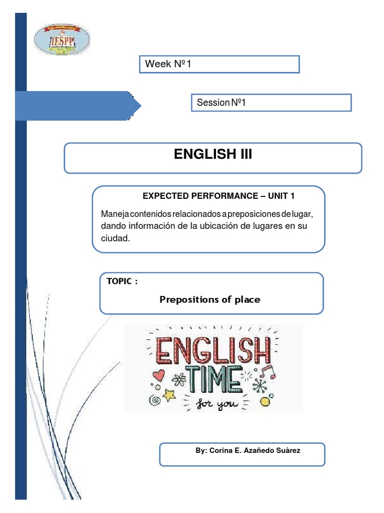 English Iii: Week #1 | PDF
