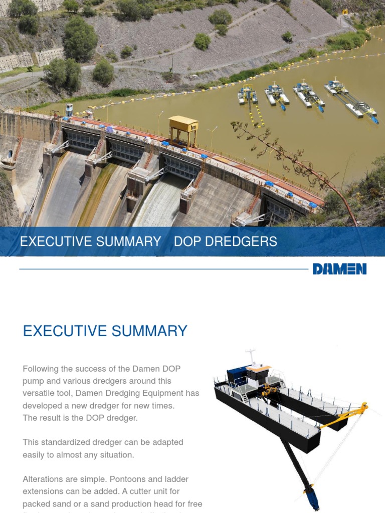 Versatile Multipurpose Dredger: Introducing the New Damen DOP Dredger | PDF | Dredging ...