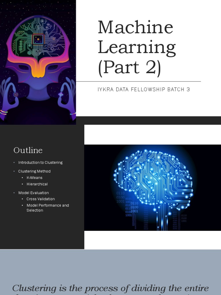 Summary - MachineLearning (Part 2) | PDF | Cluster Analysis | Cross Validation (Statistics)