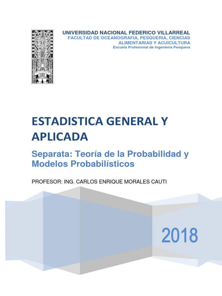 SEPARATA 2-Probabilidades y Modelos Probabilisticos-2018 | PDF | Teoría de probabilidad ...