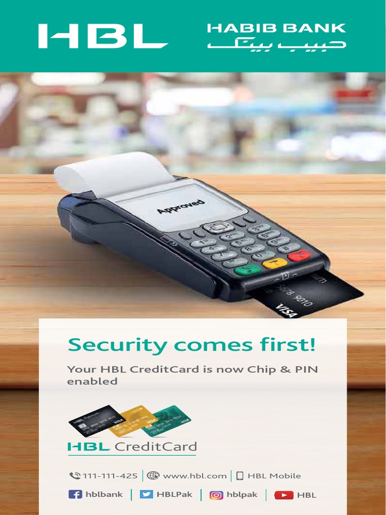 HBL Chip and PIN PDF | PDF | Personal Identification Number | Emv