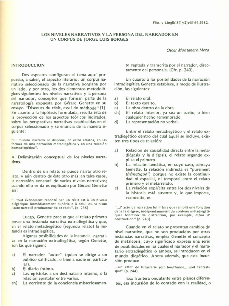 Relato Dentro de Otro Gennete PDF | PDF | Narrativa