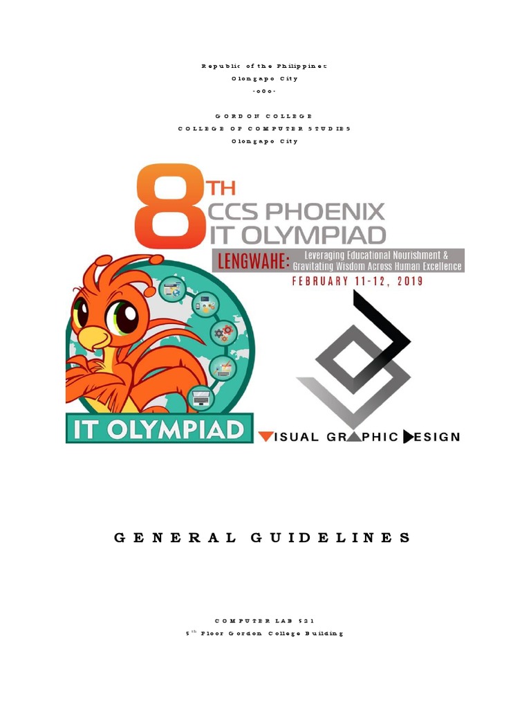 Visual Graphic Design Contest Guidelines | PDF