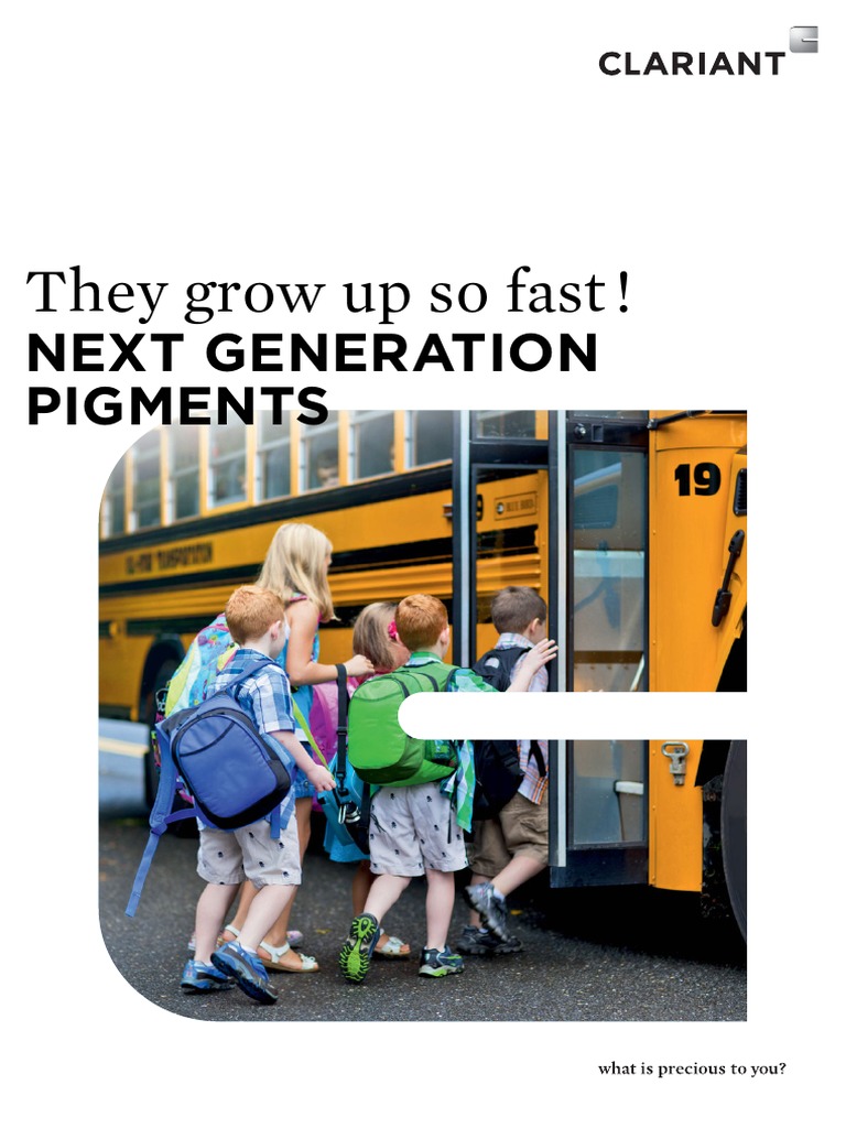 Clariant Flyer Next Generation Pigments 201902 EN | PDF | Pigment | Paint