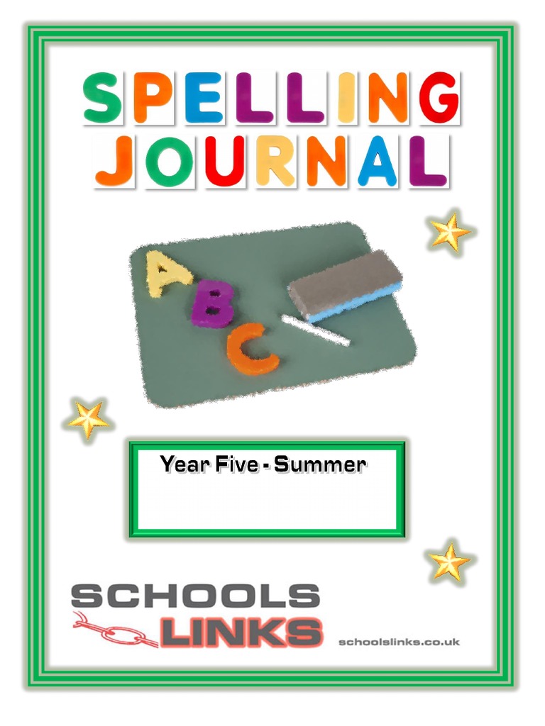 SL Spelling Journal Year 5 C | PDF