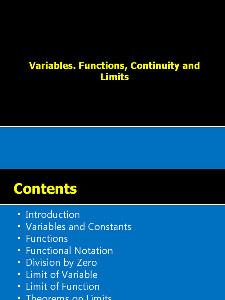Limit of A Function | PDF | Continuous Function | Asymptote