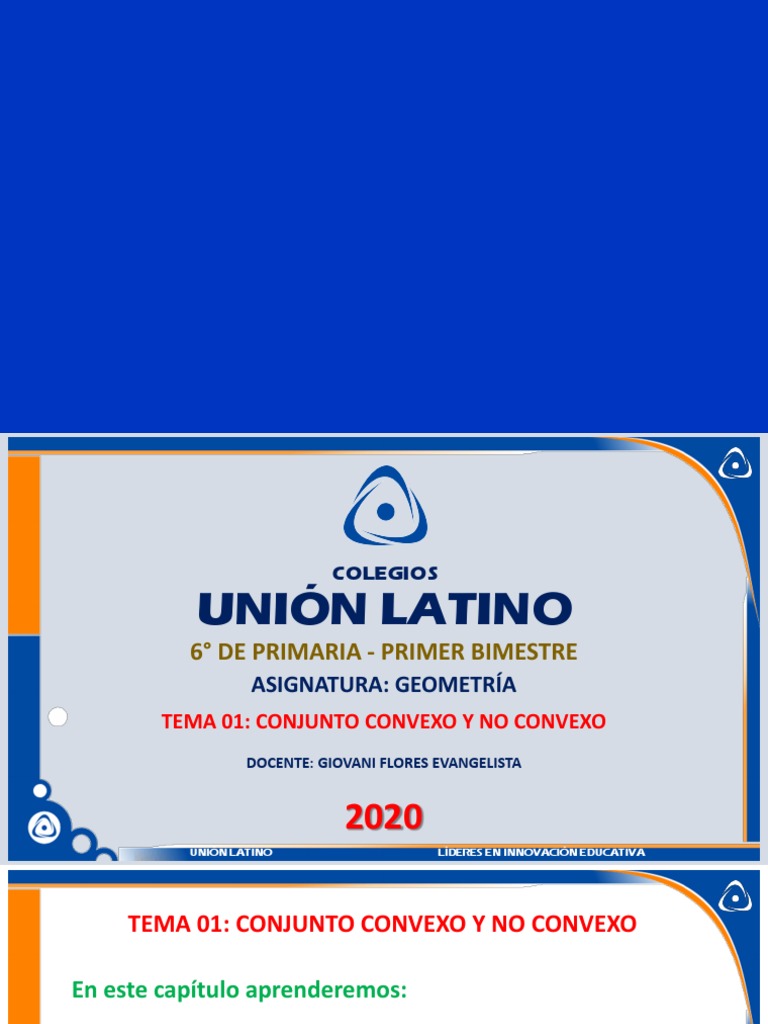 Geometria - 6° Primaria - Tema N°01 | Descargar gratis PDF | Conjunto convexo | Triángulo