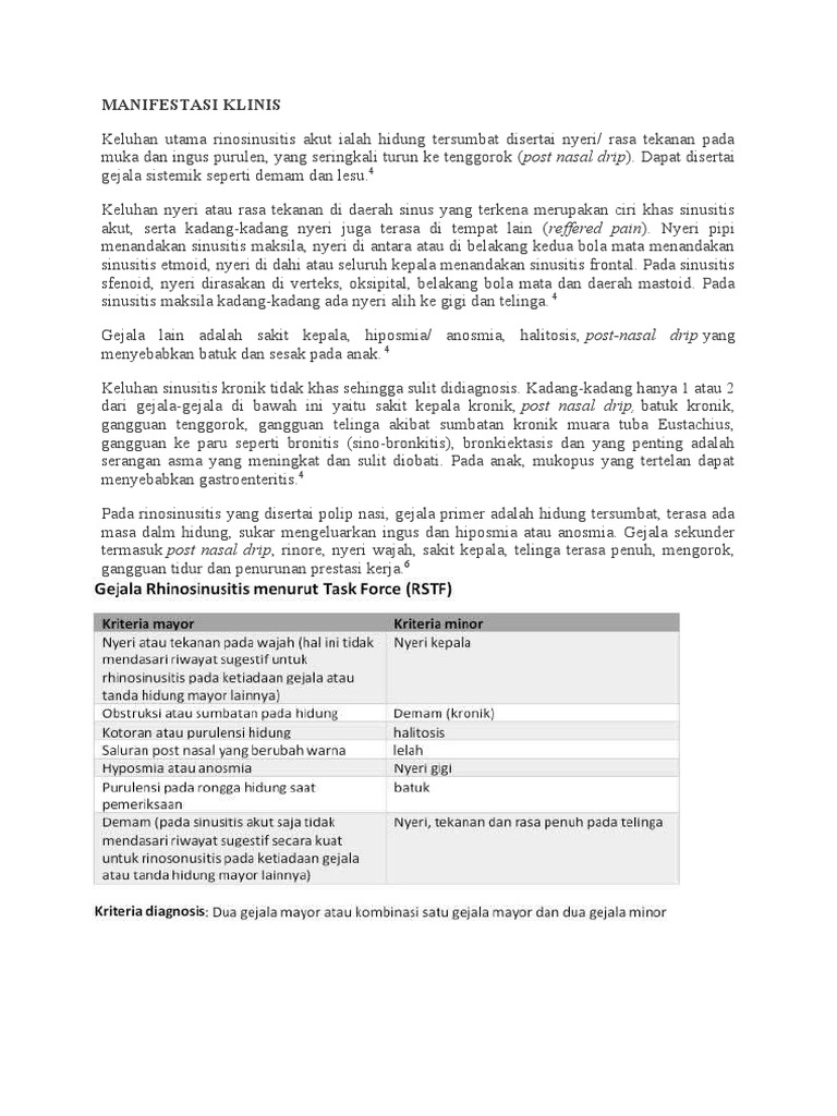 Rhinosinusitis Full | PDF | Kajian Bahasa Asing | Sains & Matematika