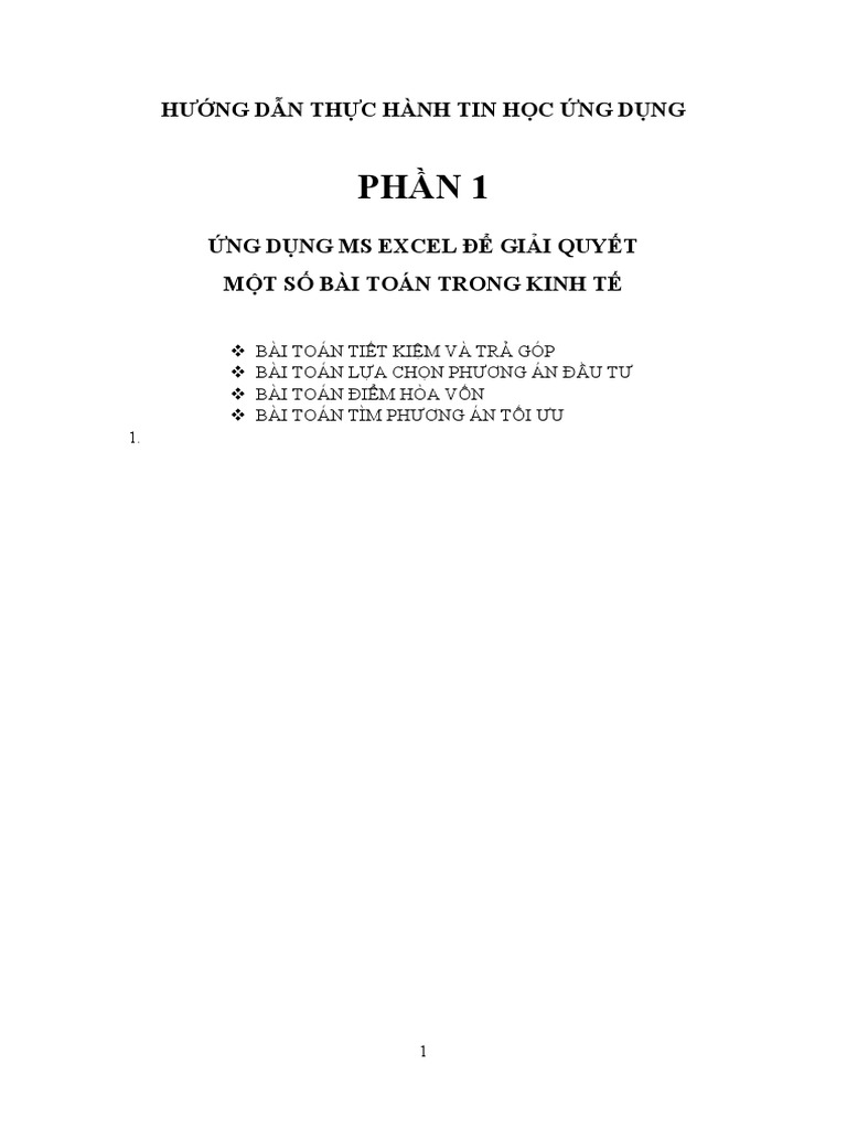 Thuc Hanh THUD-Chuong 2-Excel (Old) | PDF