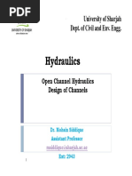 Trapezoidal Open Channel Design Calculations | PDF | Equations ...