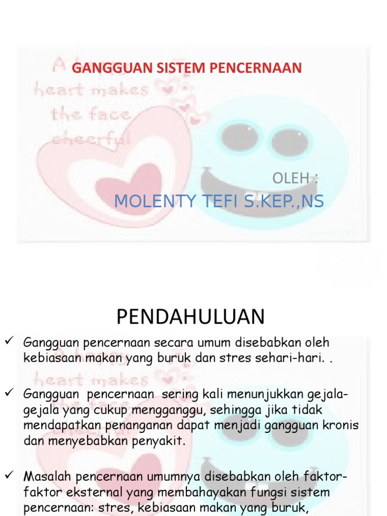 Gangguan Sistem Cerna | PDF