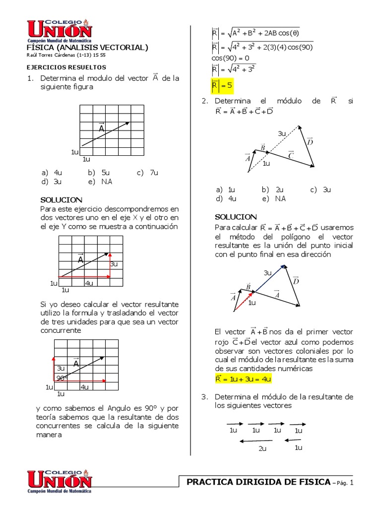 Analisis Vectorial C (1S S5) PDF | PDF | Vector Euclidiano | Álgebra lineal