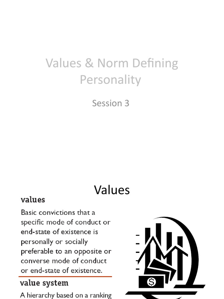 Values Norms Defining Personality | PDF | Personality Type | Extraversion And Introversion