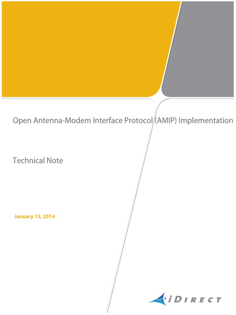 TN OpenAMIP Implementation RevD 01132014 | PDF | Transmission Control ...