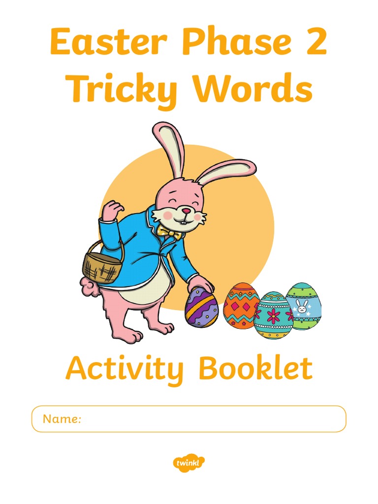 Easter Phase 2 Tricky Words Booklet | PDF | Eastertide | Easter