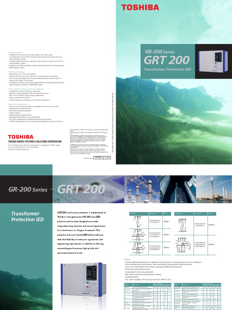 Transformer Protection IED: Multifunctional HMI | PDF | User Interface ...