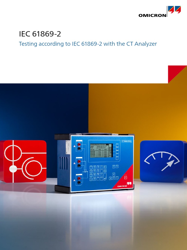 CT Analyzer IEC 61869 2 Guide ENU | PDF | Root Mean Square | Transformer