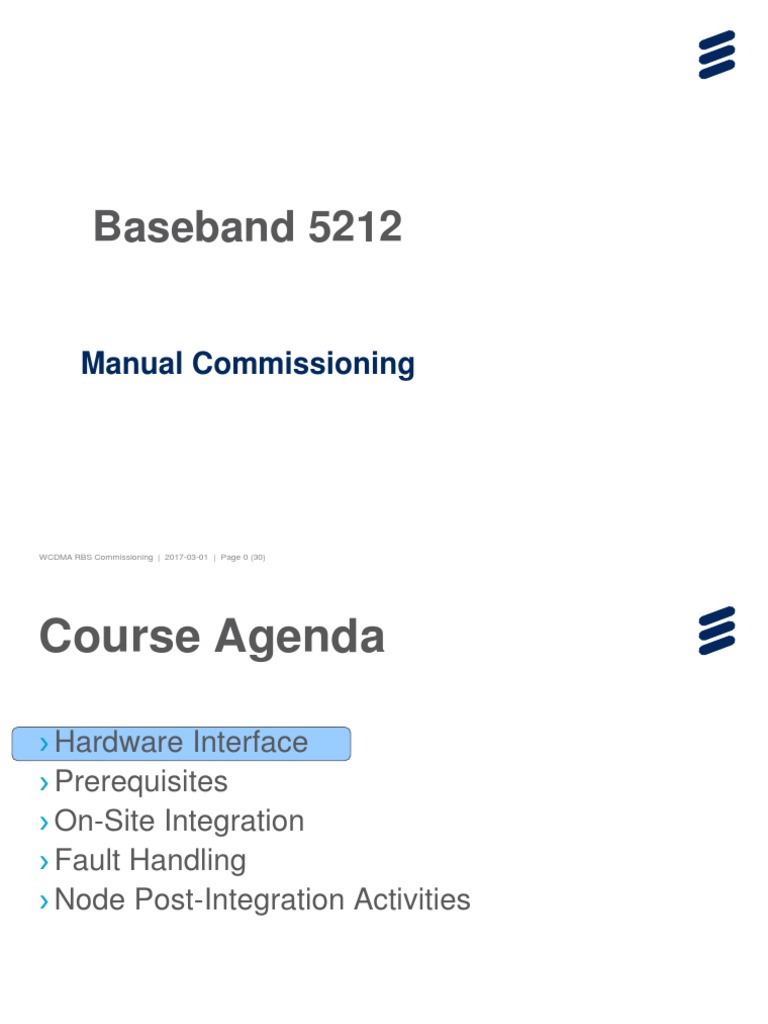 Baseband 5212 Manual Commissioning | PDF
