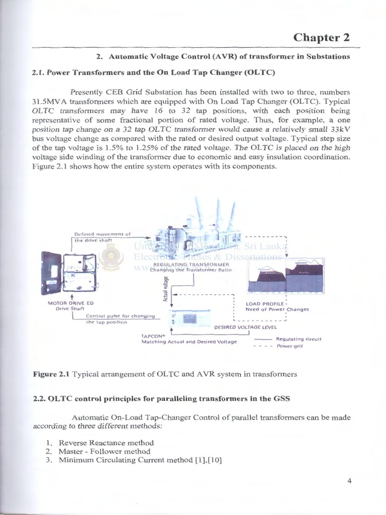 TRF AVR Control Principles | PDF | Transformer | Power Electronics