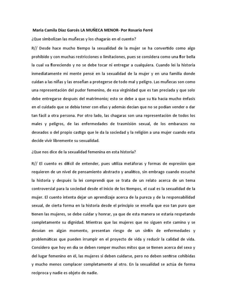 LA MUÑECA MENOR | PDF