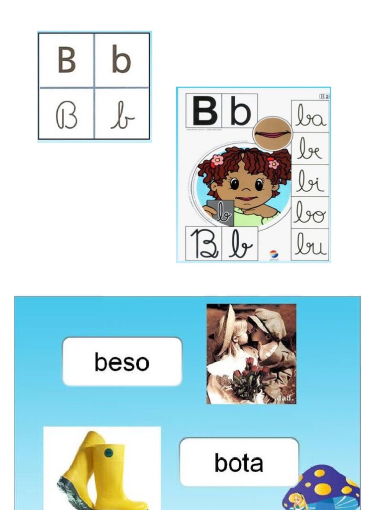 Letra B Primero Basico | PDF