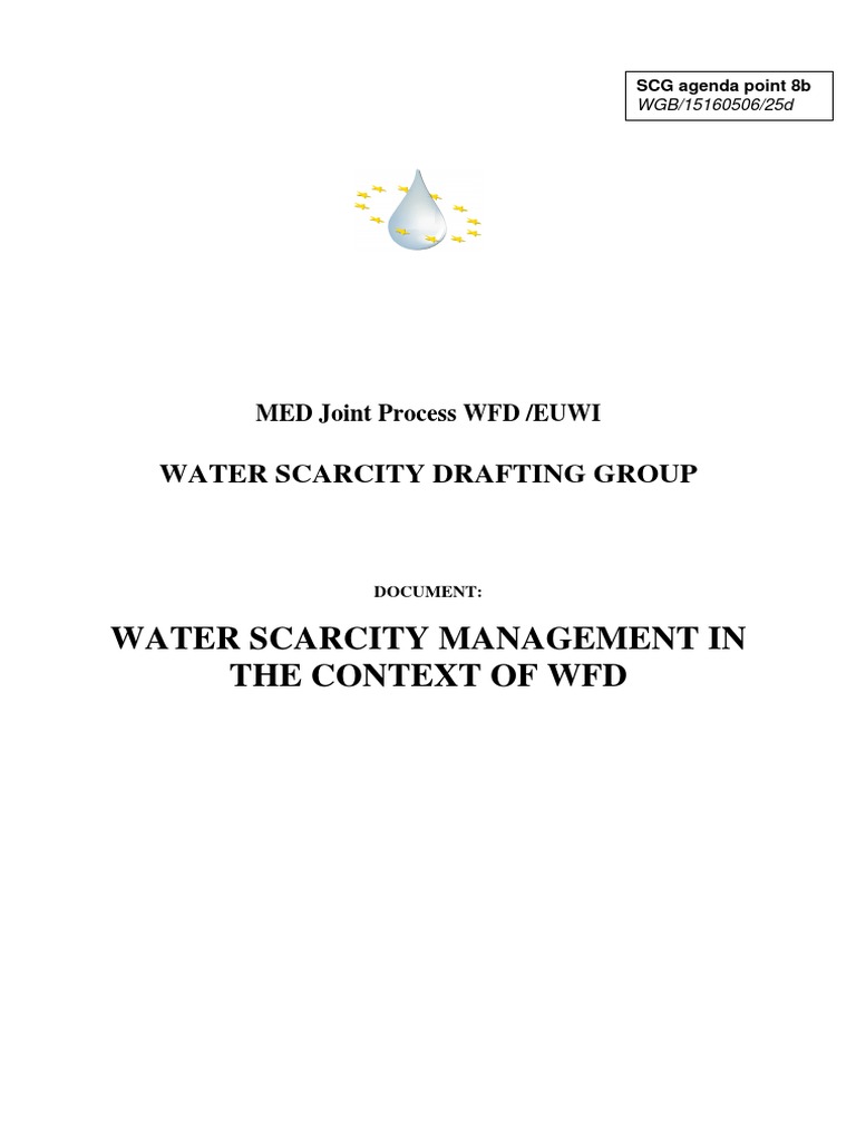 Water Scarcity Management | PDF | Water Scarcity | Sustainability