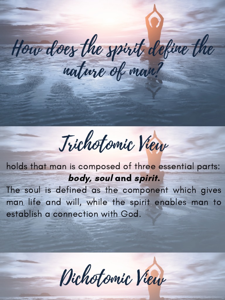 How Does The Spirit Define The Nature of Man | Download Free PDF ...