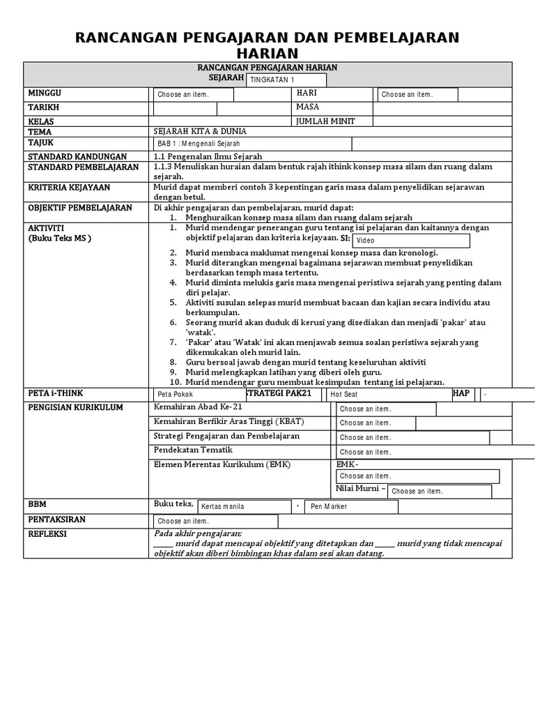 1.3 Masa Silam Dan Ruang Dalam Sejarah | PDF