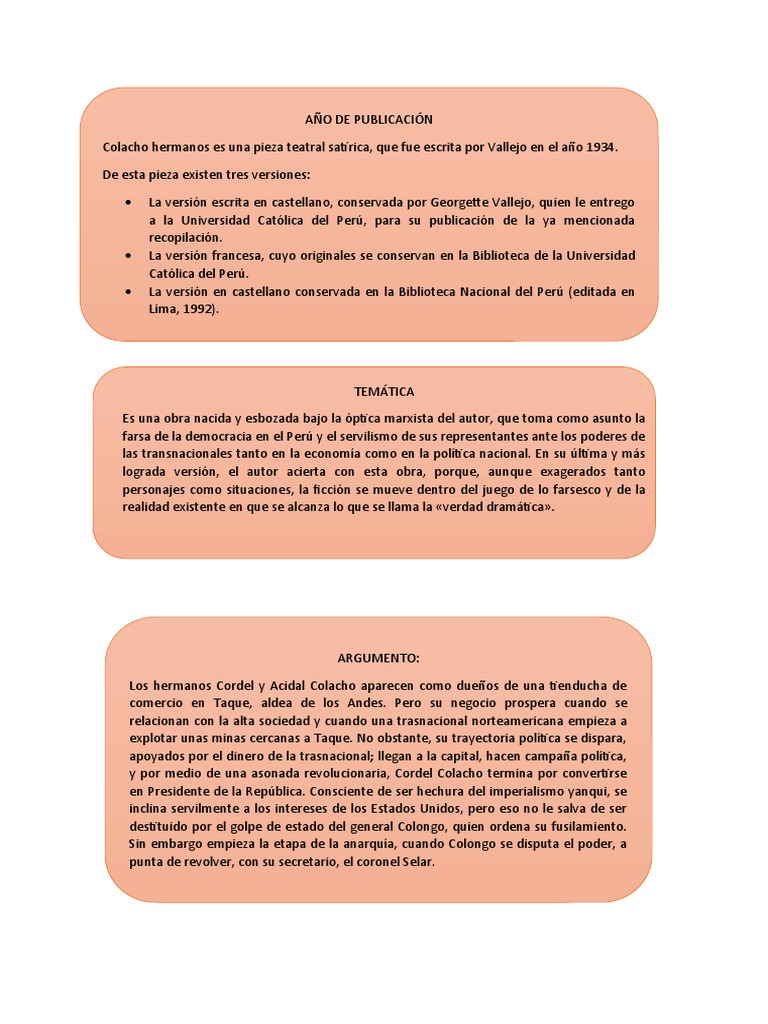 Colacho Hermanos | PDF