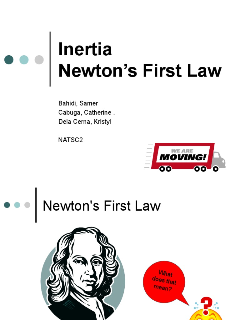Inertia Report | PDF | Inertia | Force