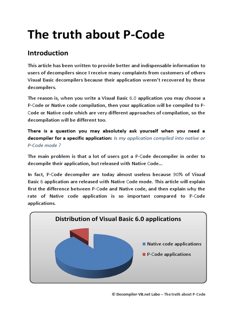 Native Code VS PCode | PDF | Compiler | Computer Programming