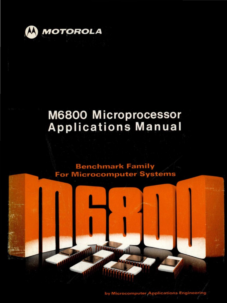 M6800 Microprocessor Applications Manual 1975 PDF | PDF | Random Access Memory | Input/Output