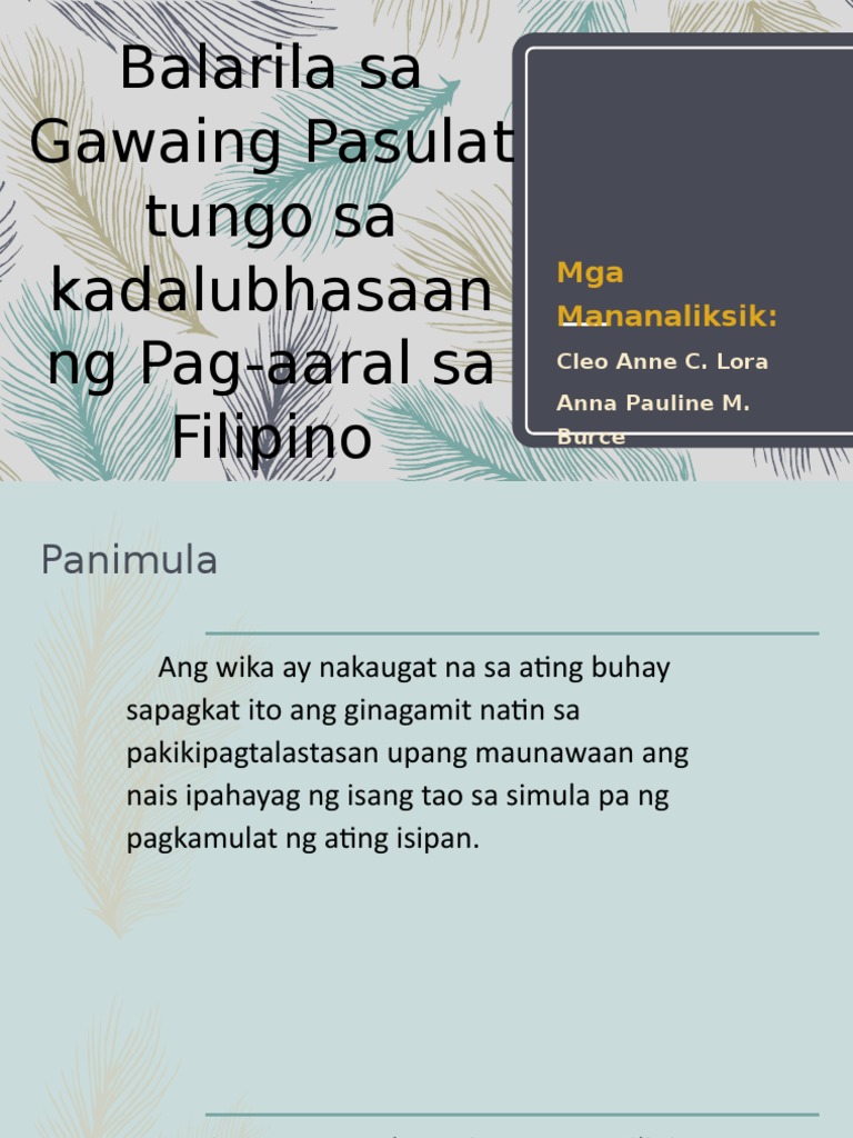 Balarila (Autosaved) | PDF